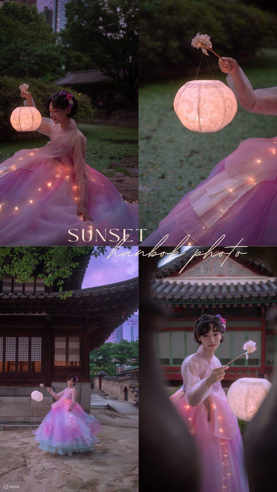 Hanbok Rental + Sunset Photo Shooting Package - Klook